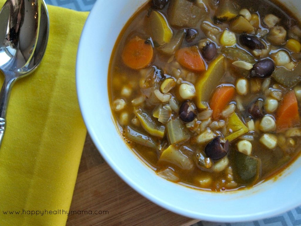 End of summer Vegetable Soup Happy Healthy Mama End of summer Vegetable Soup Happy Healthy Mama
