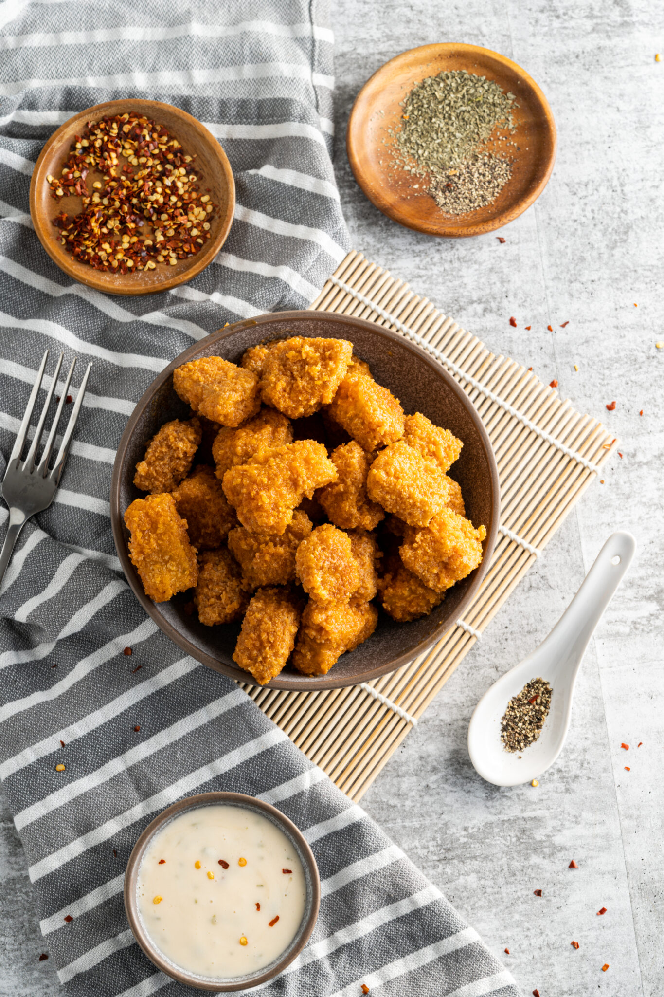 Buffalo Tofu Nuggets (VEGAN Chicken Nuggets!) - Happy Healthy Mama