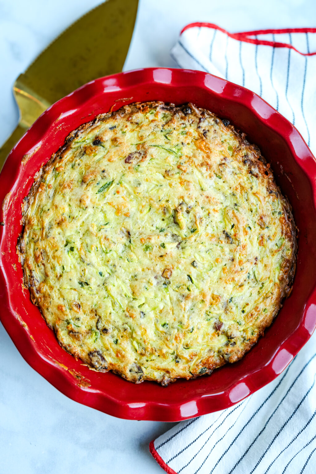 The Best Zucchini Pie Recipe (Crustless) - Happy Healthy Mama